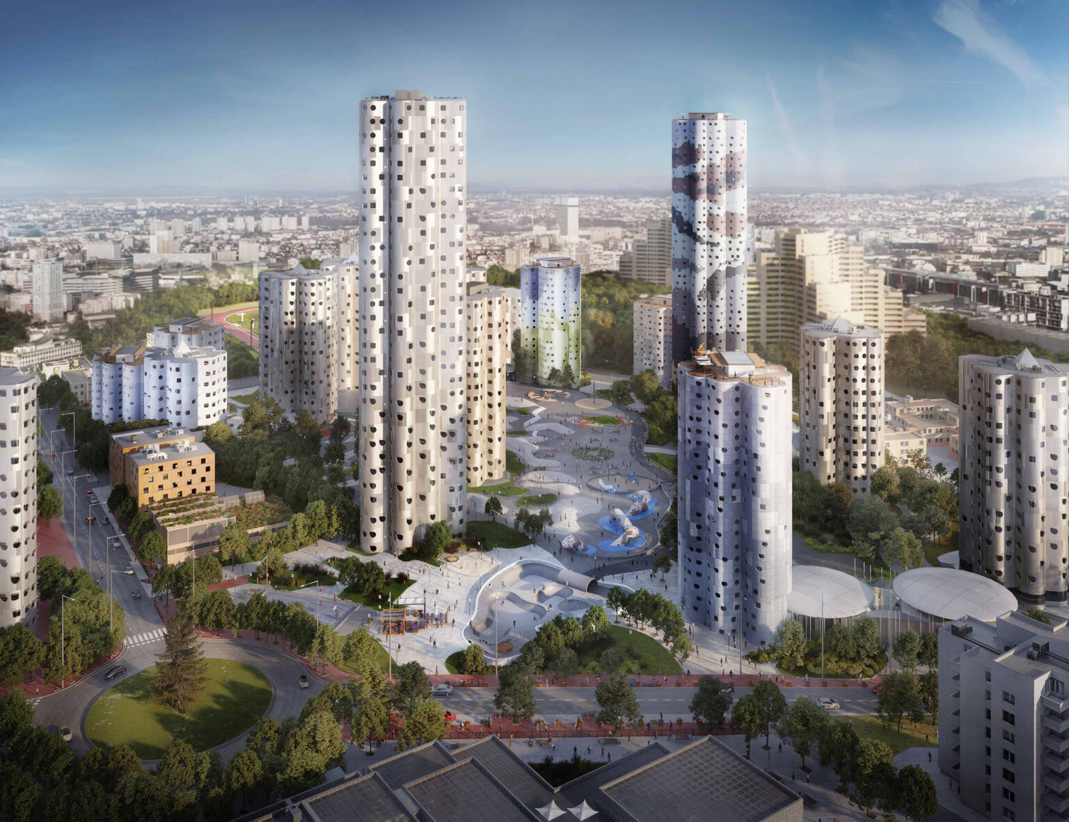 Tours Aillaud, Nanterre (92) - AIA Territoires